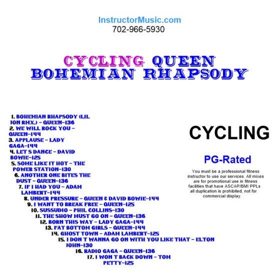 Cycling Queen Bohemian Rhapsody - Instructor Music | Premium Workout ...