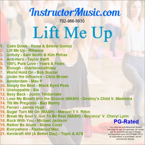 Lift Me Up - Instructor Music | Premium Workout Music For Fitness ...